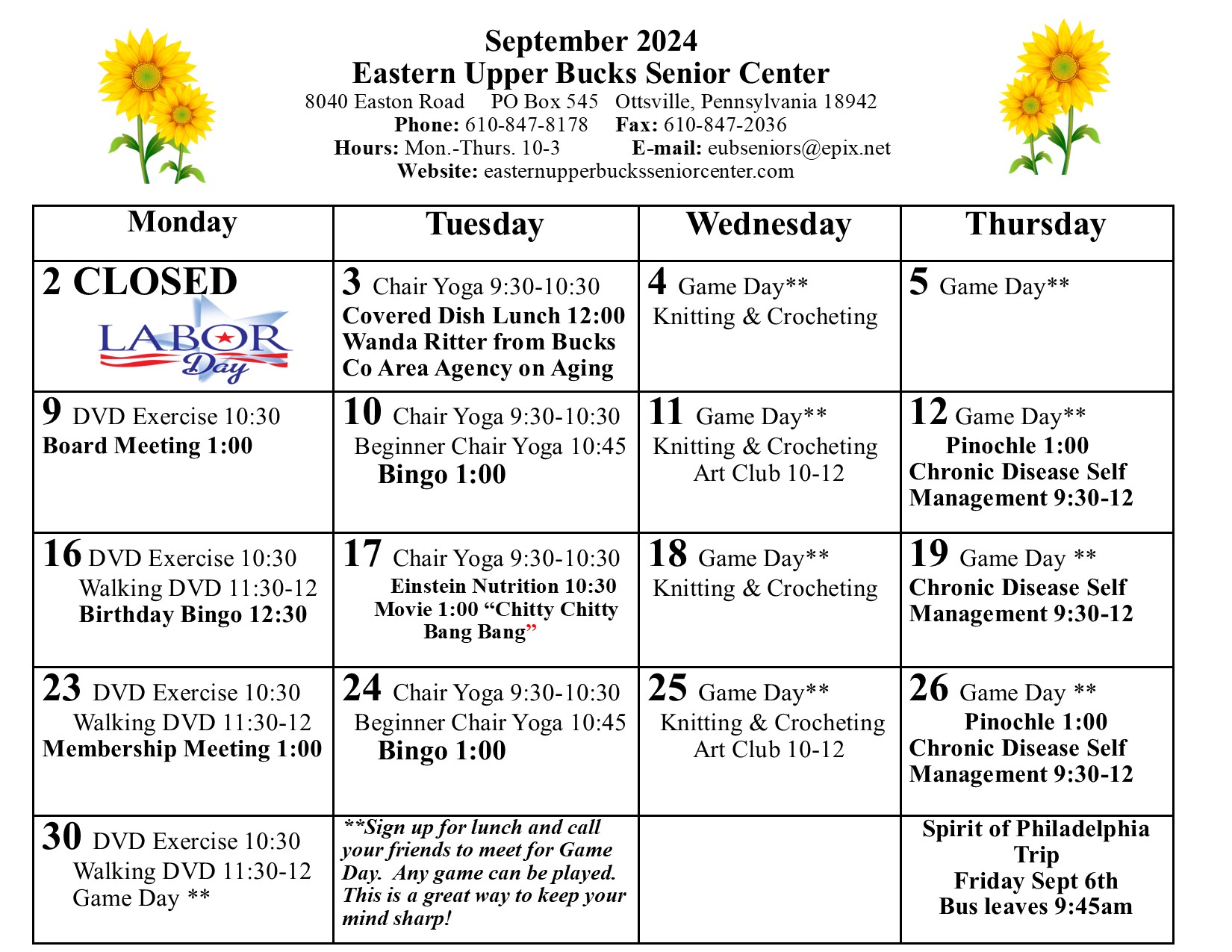September 2024 Calendar